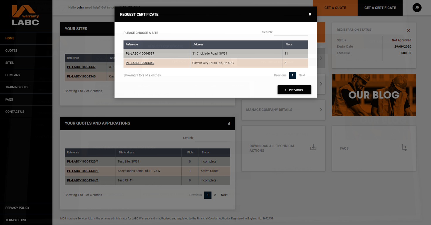 Top 10 tips for getting the most out of the LABC Warranty Extranet